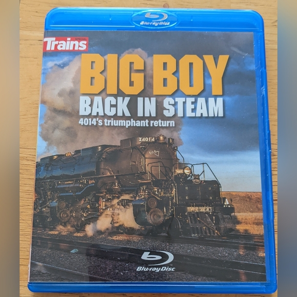 Trains.com | Media | Blue Ray Big Boy Back In Steam Dvd | Poshmark